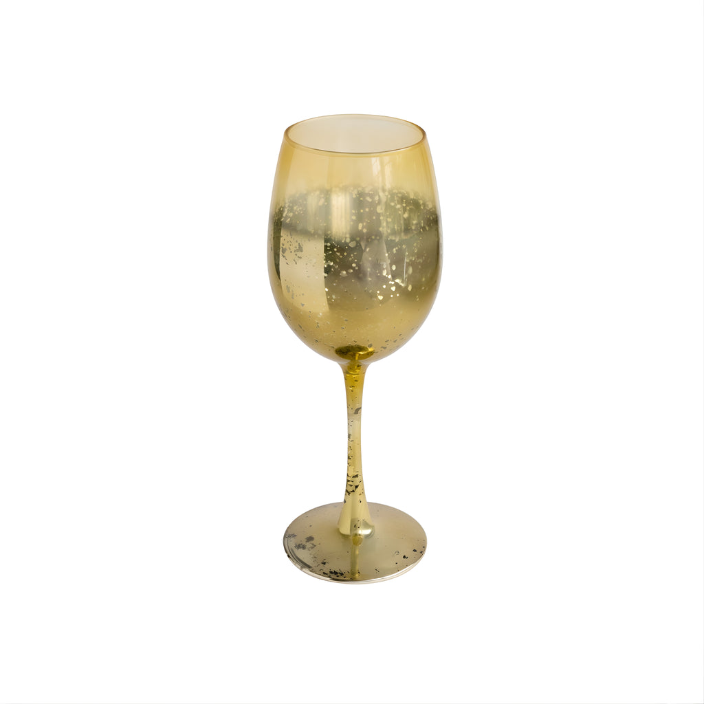 Golden Wine Glass Pack Of 2 Bar Box