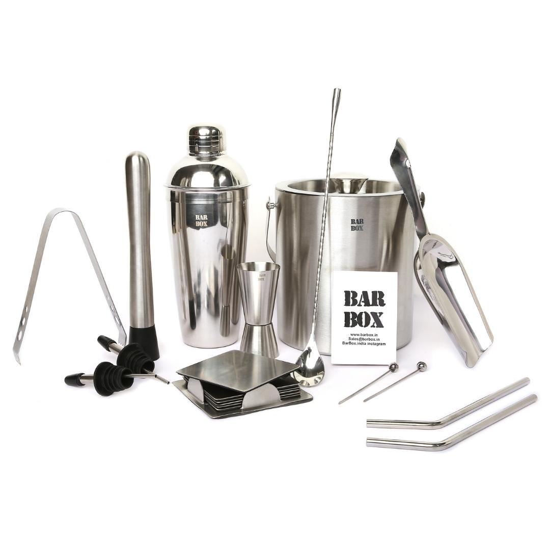13pcs Bartender Kit with Ice Bucket Set | BarBox | Bar set – Bar Box
